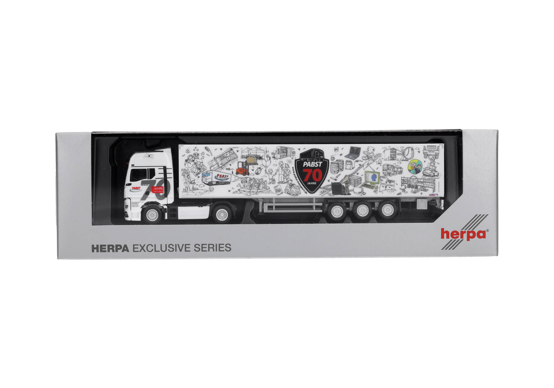 MAN TGX GX box semitrailer "Pabst/70 Jahre" | 956727