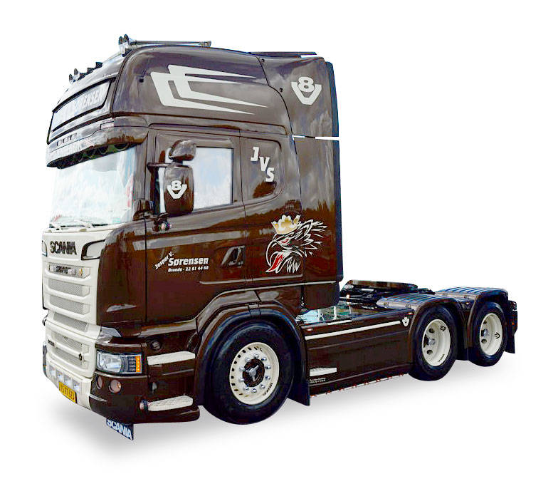 Herpa Scania R 6x4 rigid tractor "Jasper Sorensen" 80469331
