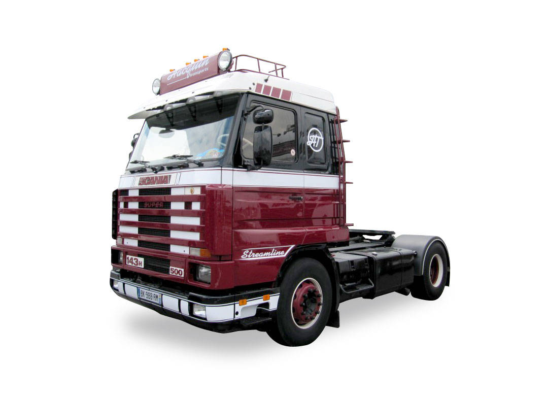 Herpa Scania 143 SL rigid tractor "Hacquin" 80468579