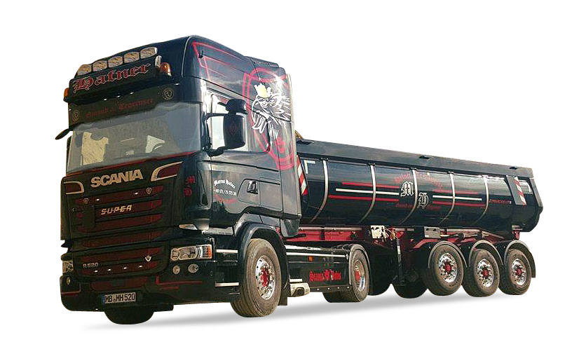 Scania R´09 low-boy semitrailer 'Häfner' | 80468602