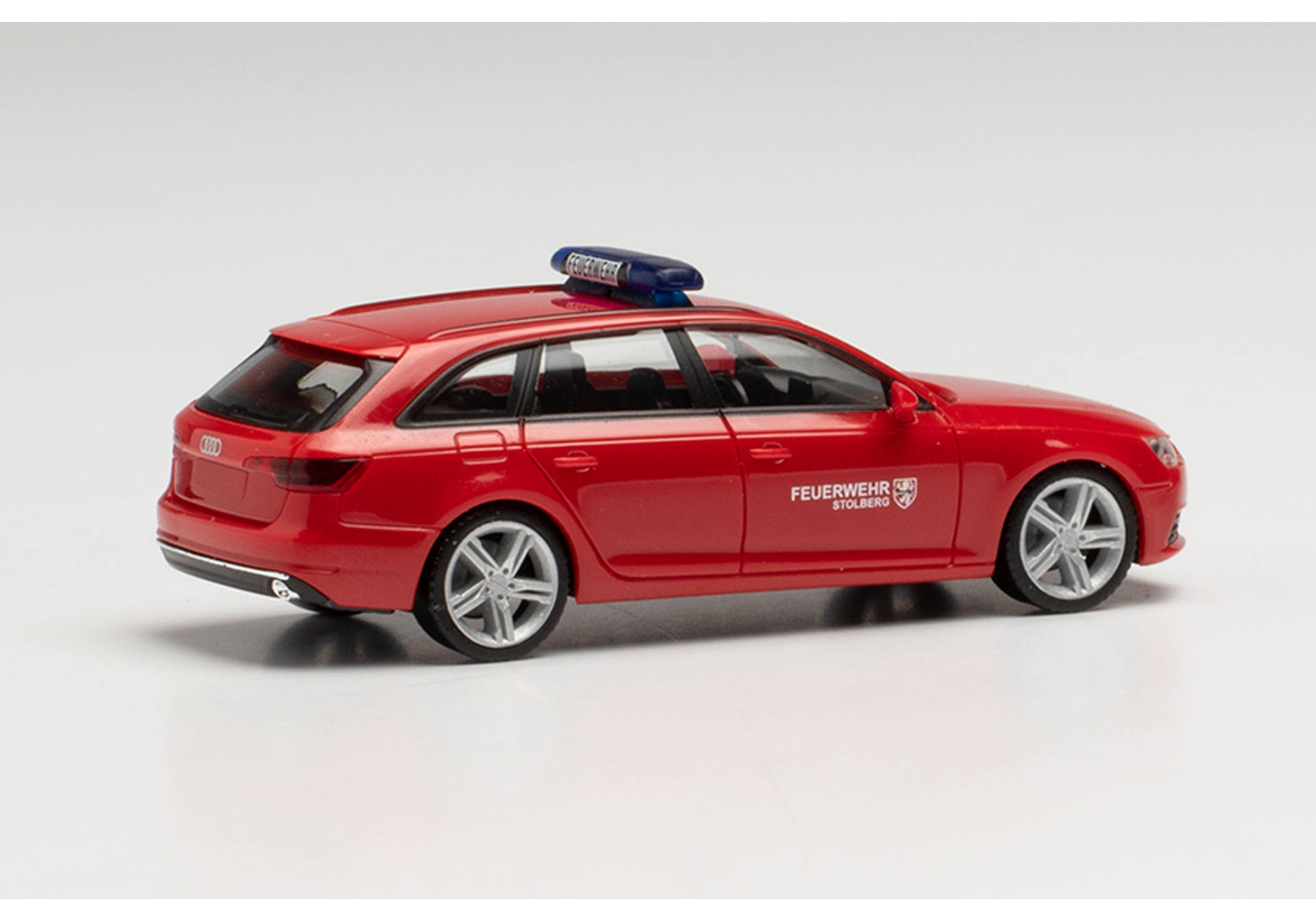 Herpa Audi A4 Avant command vehicle "Stolberg fire department" 096386