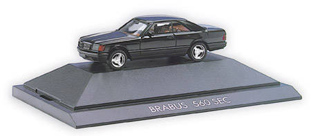 Herpa Mercedes-Benz 560 SEC Brabus, schwarz, PC 100014