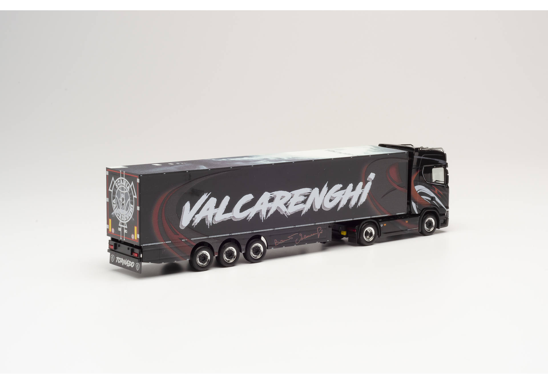 Herpa Scania CS 20 HD refrigerated boxs trailer "Bruno Valcarenghi II ...