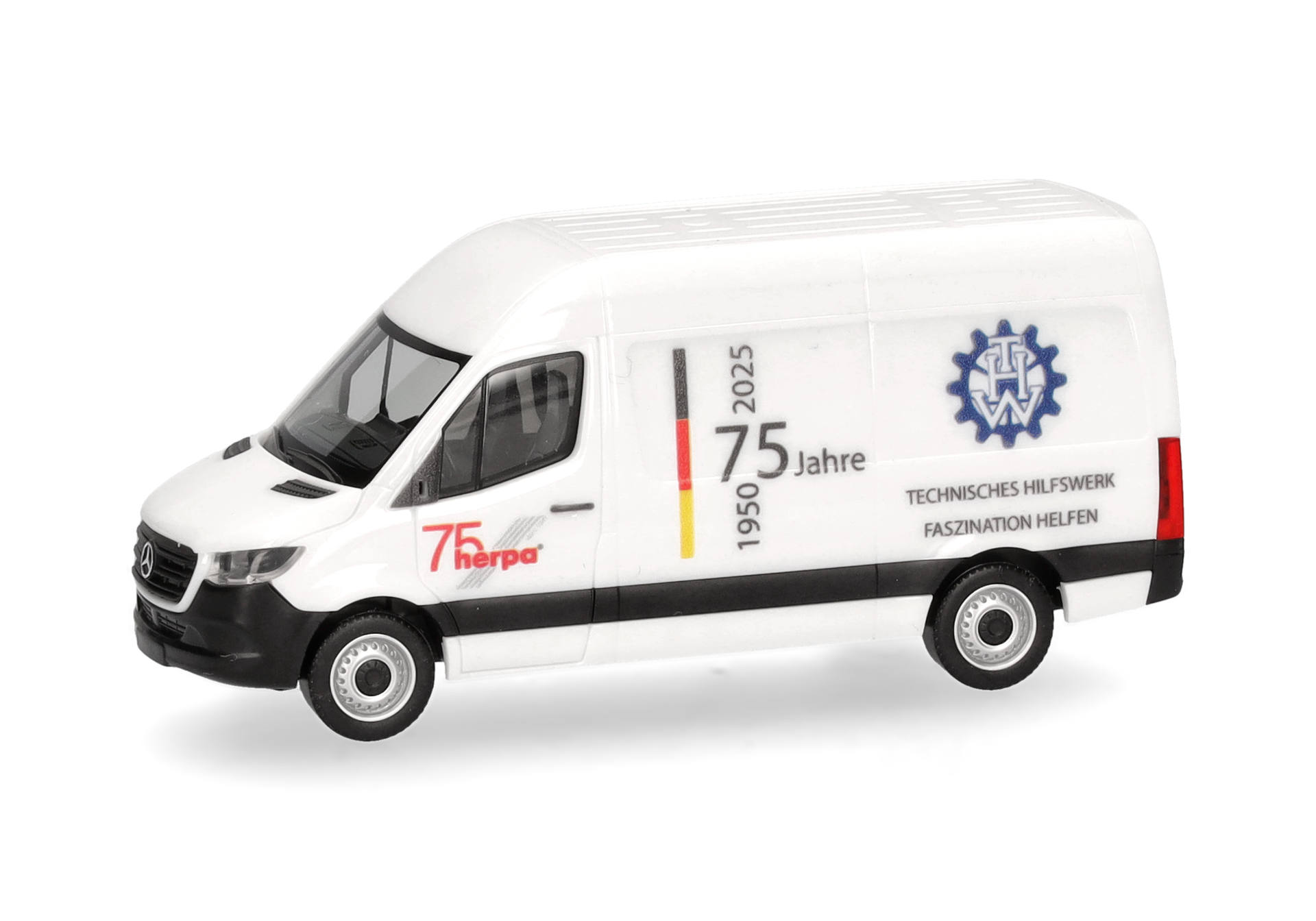 Mercedes-Benz Sprinter 18 box high roof "75 Jahre THW/Presseclub ...