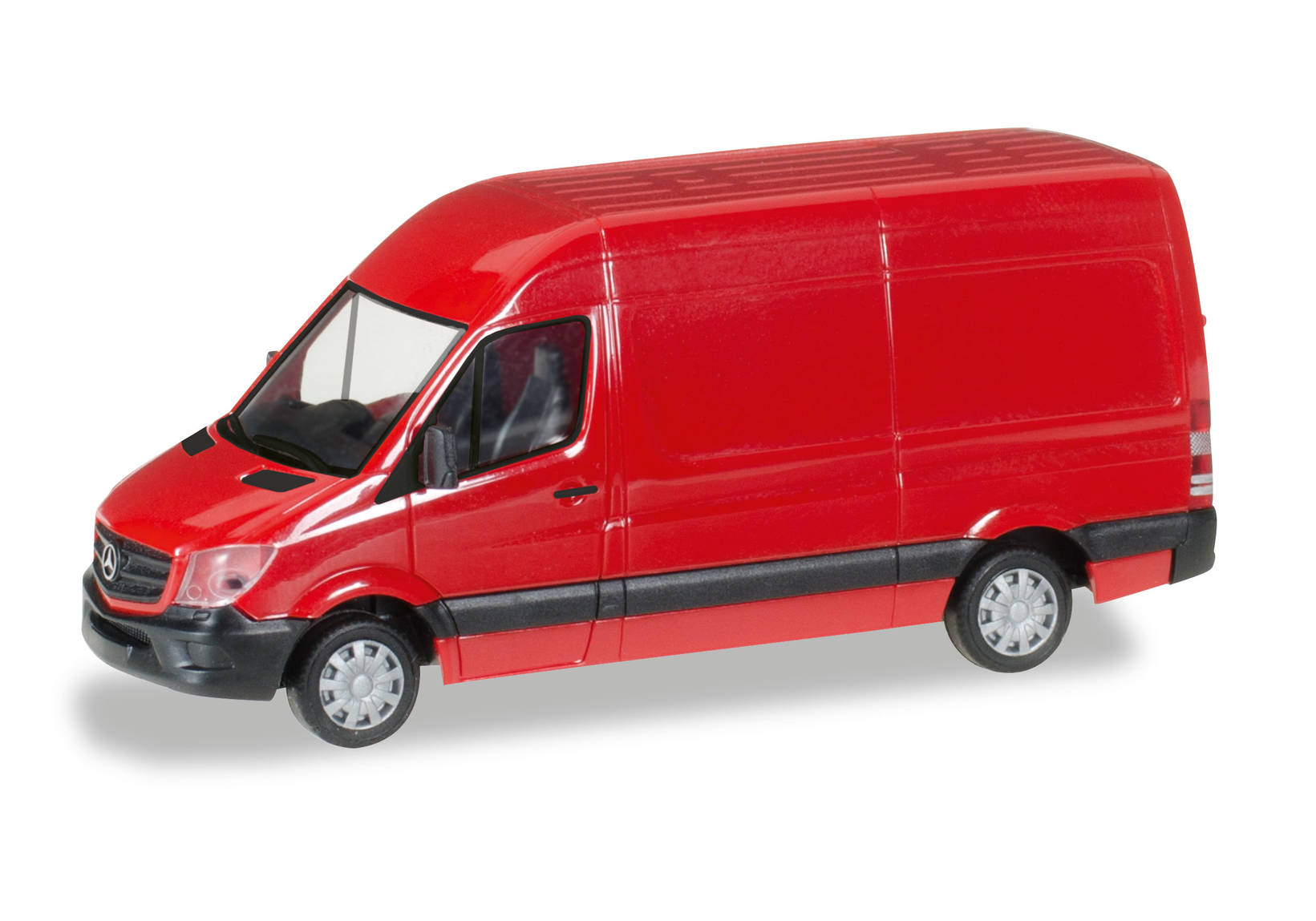 Herpa Mercedes-Benz sprinter box with high roof, red 091138-003