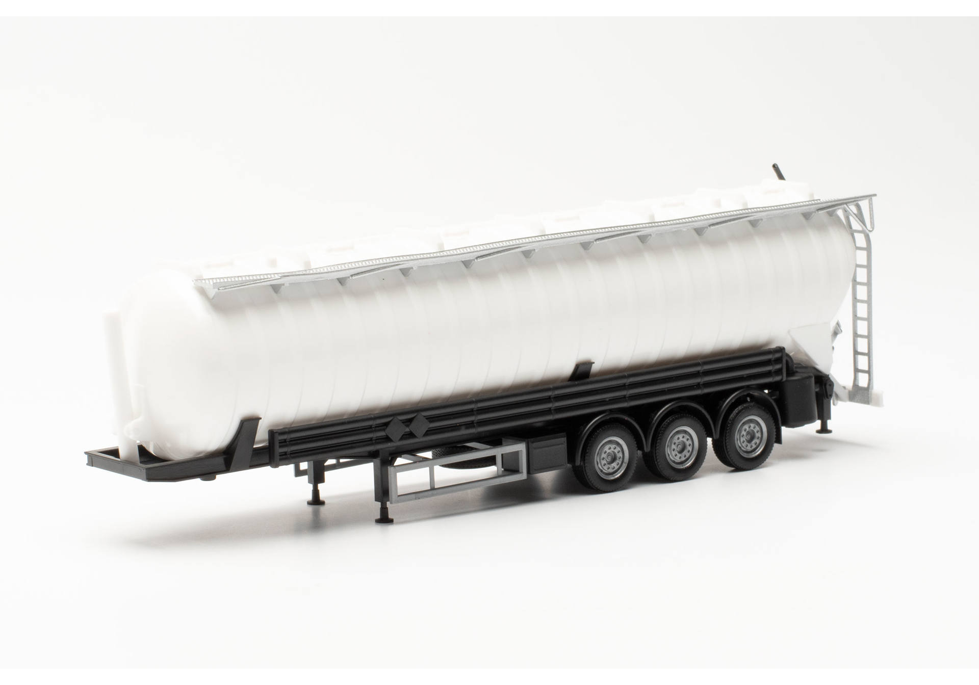 Herpa FFB ADR vacuum silo semitrailer, white 077033