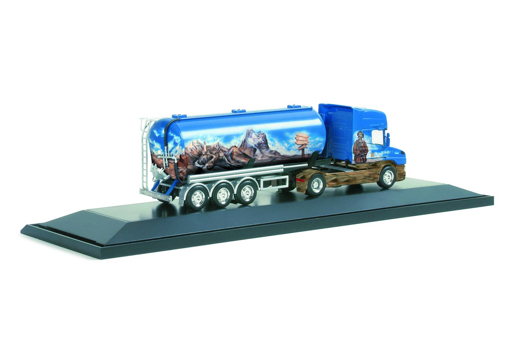 Herpa Scania Hauber TL 04 Silo-Sattelzug "Melmer" (A) 120814