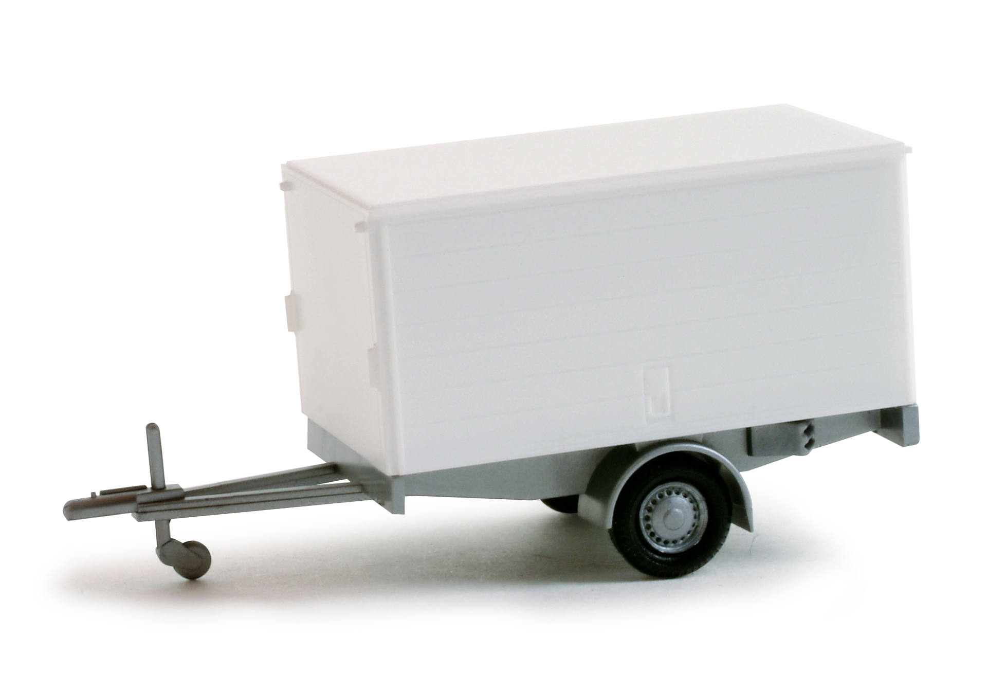 Herpa Car box-type trailer, greywhite 052221-002
