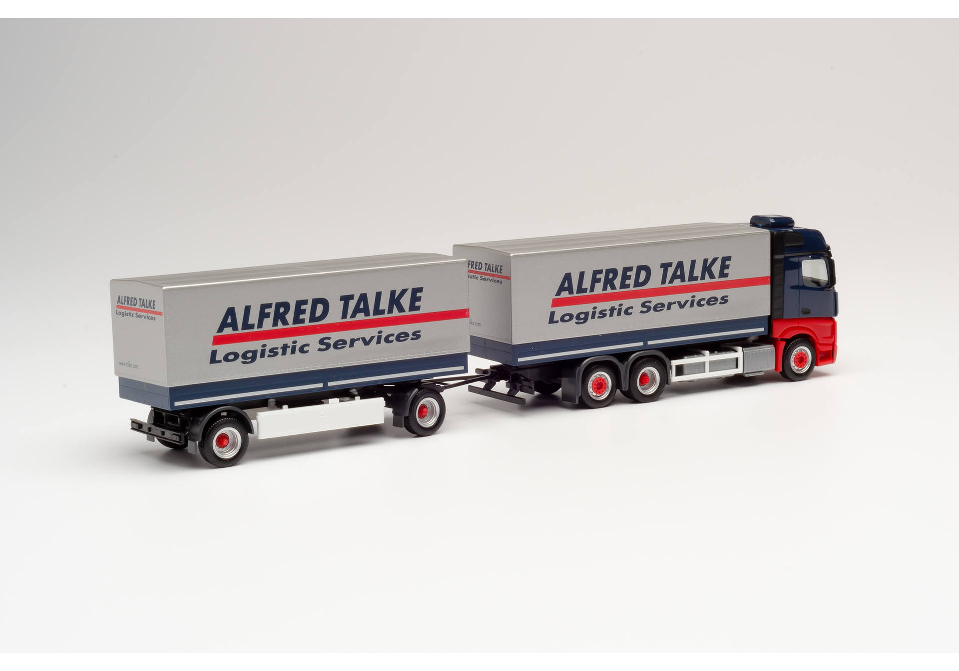 Herpa Mercedes-Benz Actros BigSpace curtain canvas semitrailer "Alfred ...
