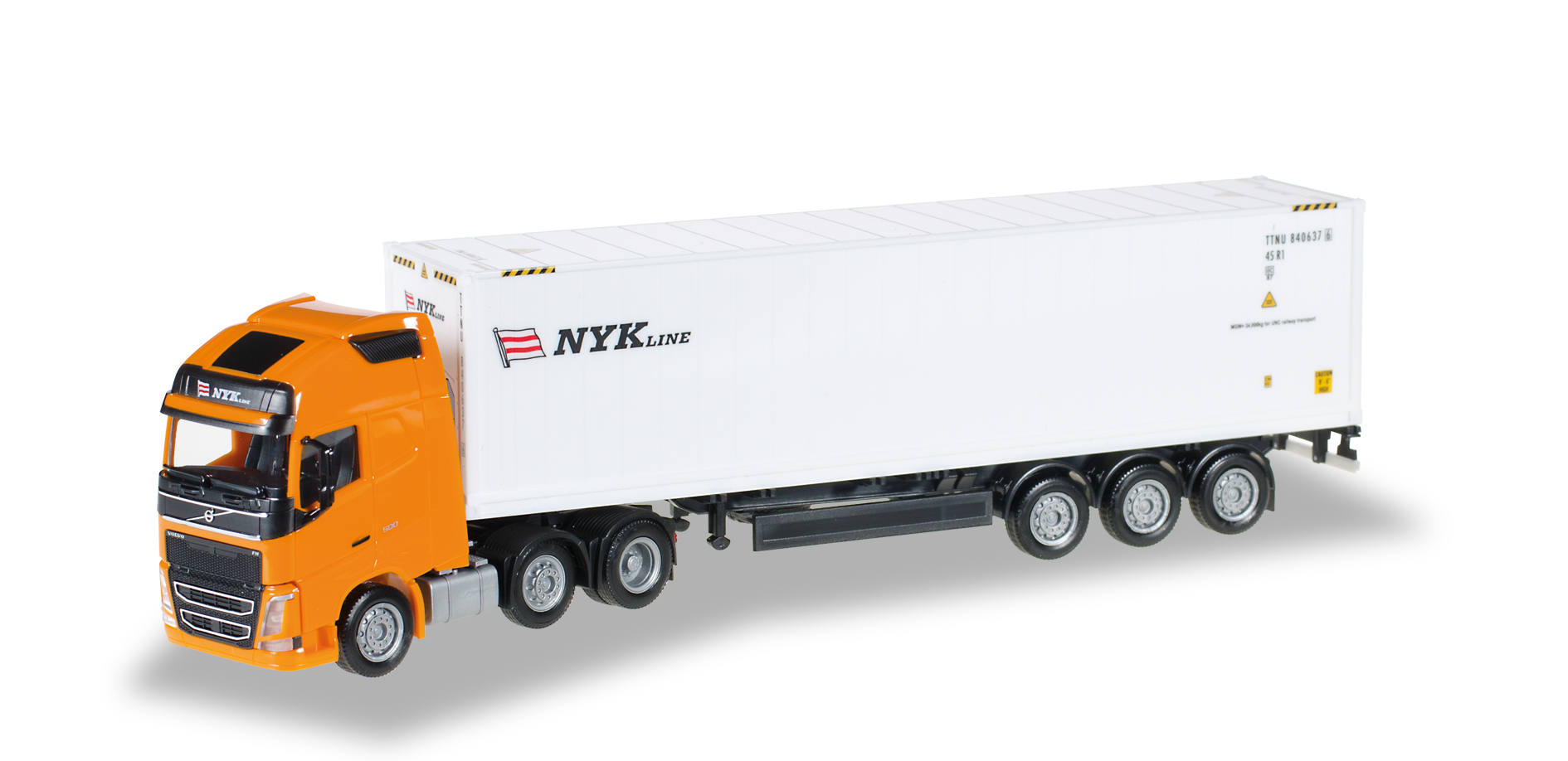 Herpa Volvo FH Gl. XL 40 ft. High Cube Container "NYK" 924238