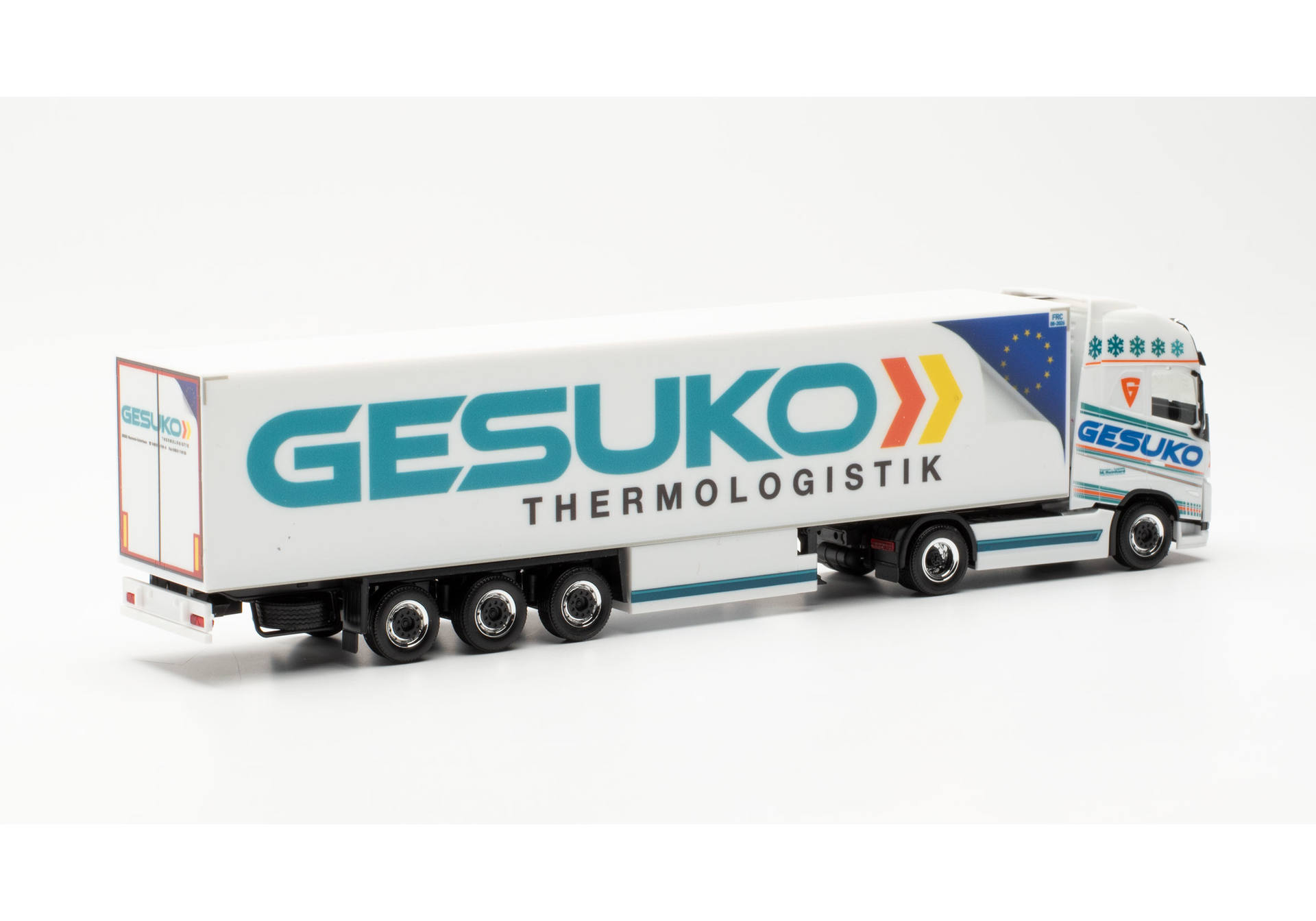 Herpa Volvo FH Gl. XL 2020 refrigerated box semitrailer “GESUKO” 314497