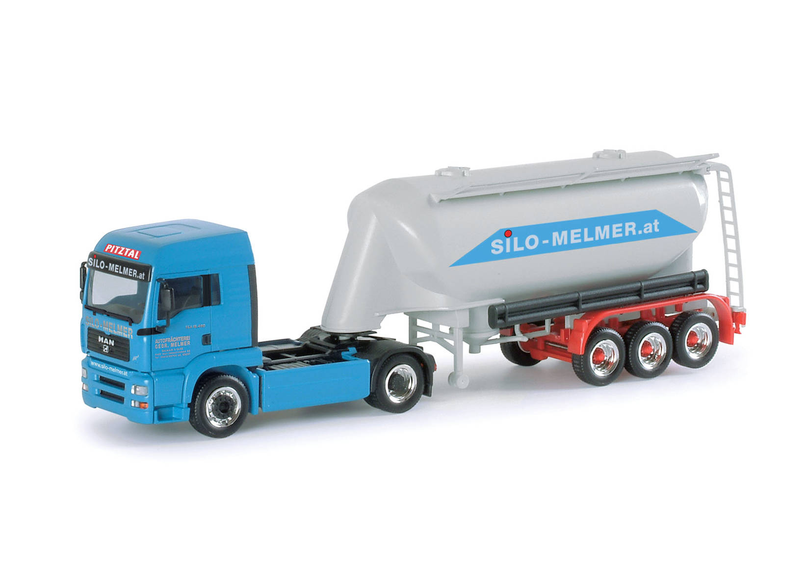 Herpa MAN TGA LX silo semitrailer "Melmer" (A) 151481