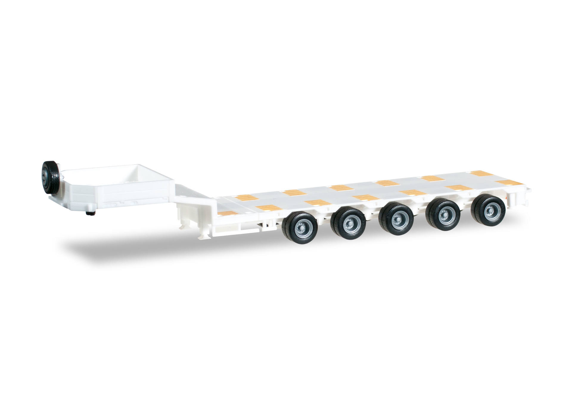 Herpa Goldhofer low boy trailer 5-axle with enclosed chutes, traffic ...