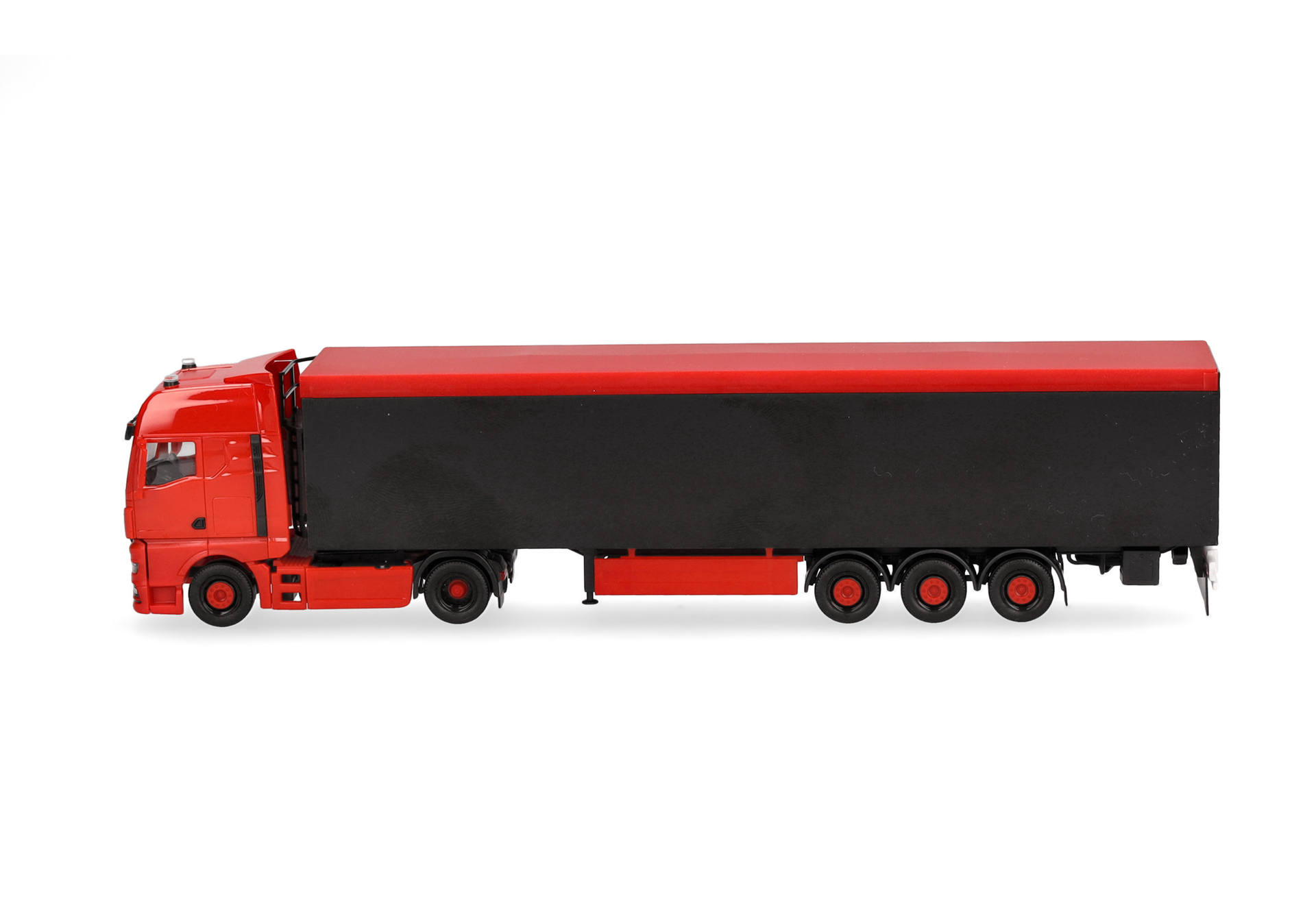 MAN TGX GX walking-floor semitrailer truck, red/black | 960403