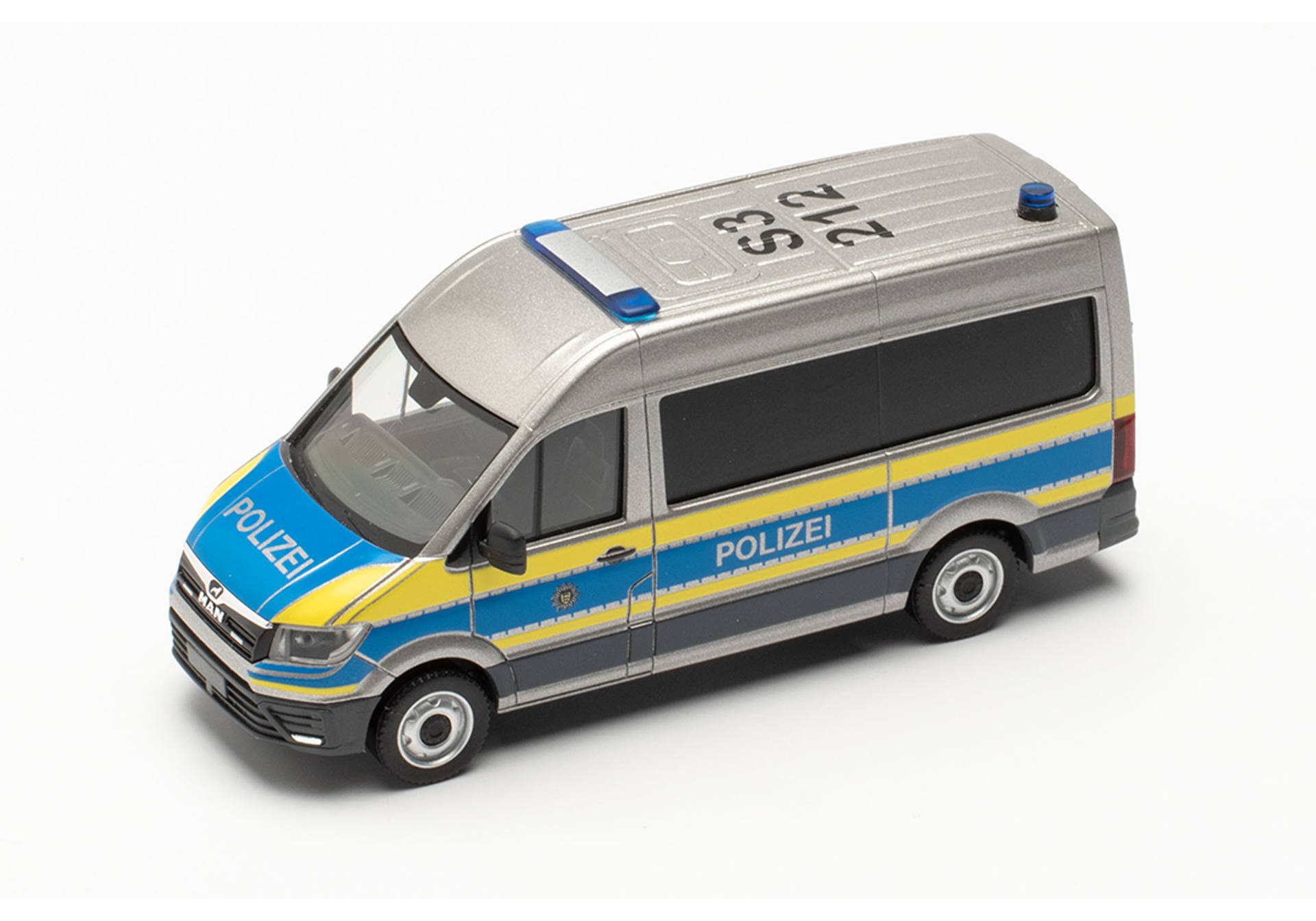 Herpa MAN TGE bus high roof police Baden-Württemberg 096638