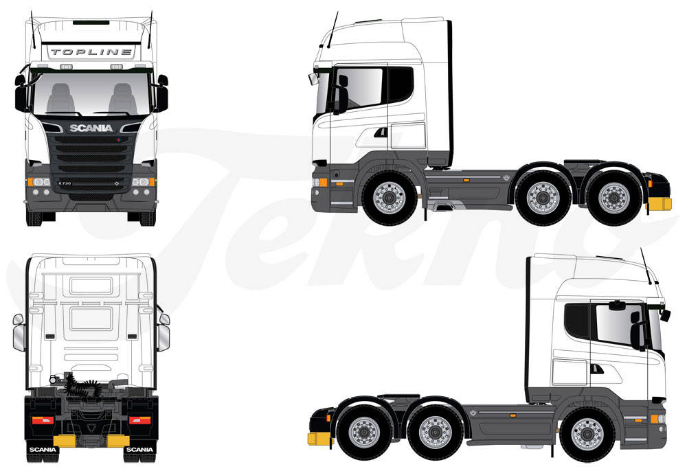 Herpa Scania R TL 6x2 rigid tractor 80465092