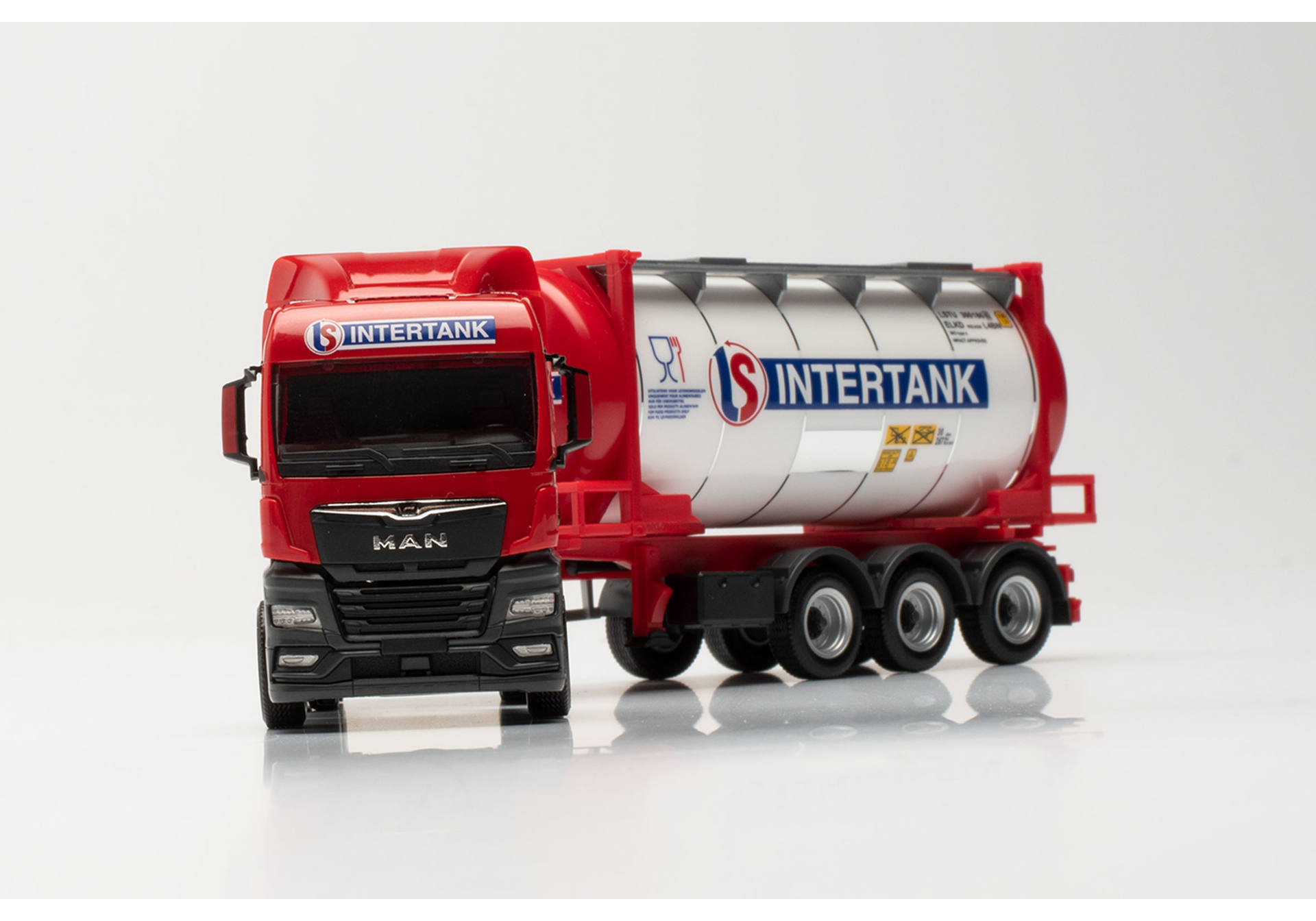 Herpa MAN TGX GM 6×4 Swap Container Semitrailer “Intertank” 314541