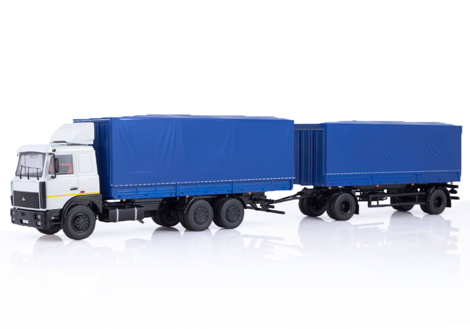 Herpa SSM: MAZ - 6303 Planen-Hängerzug 83SSM7054