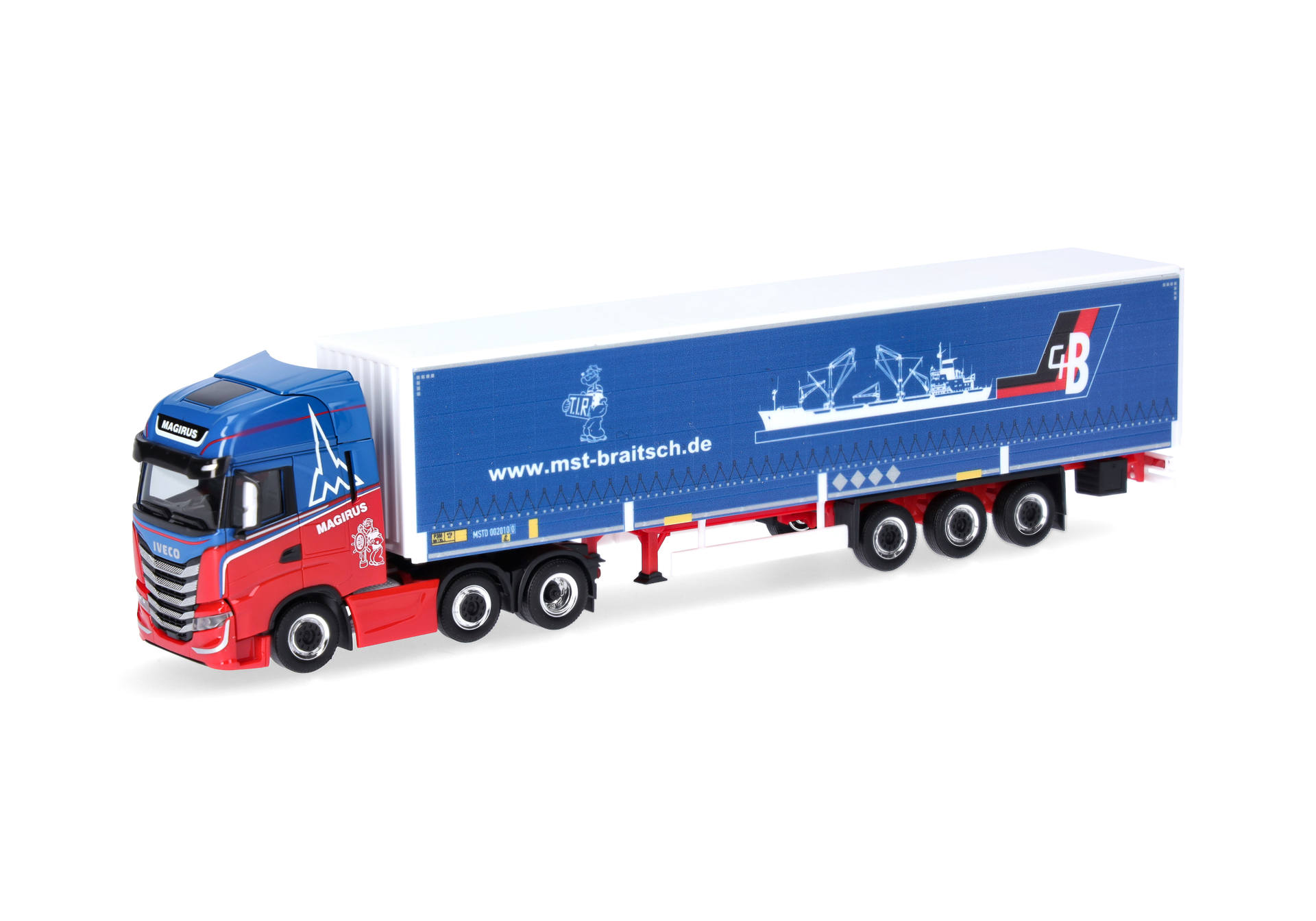 Iveco S-Way curtain canvas semitrailer "Braitsch" | 956468