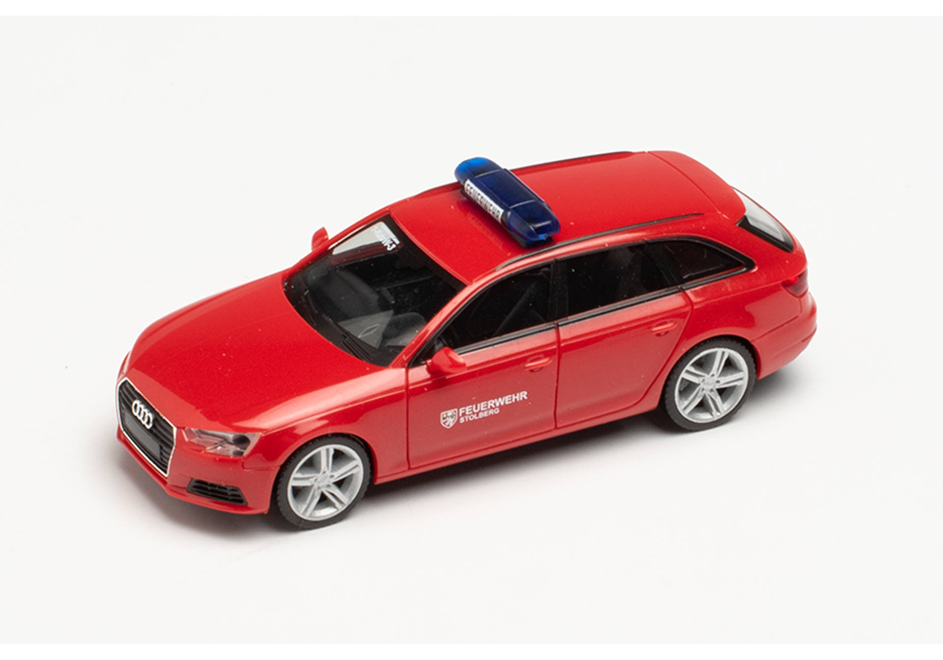 Herpa Audi A4 Avant command vehicle "Stolberg fire department" 096386