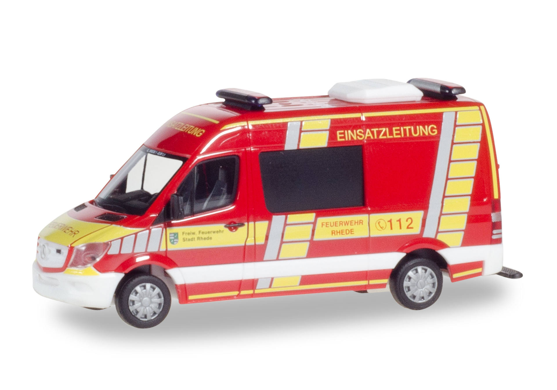 Herpa Mercedes-Benz Sprinter semi-bus "Rhede fire Department command ...