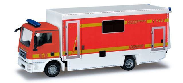 Herpa MAN TGL M-RTW "fire department Paderborn" 049863