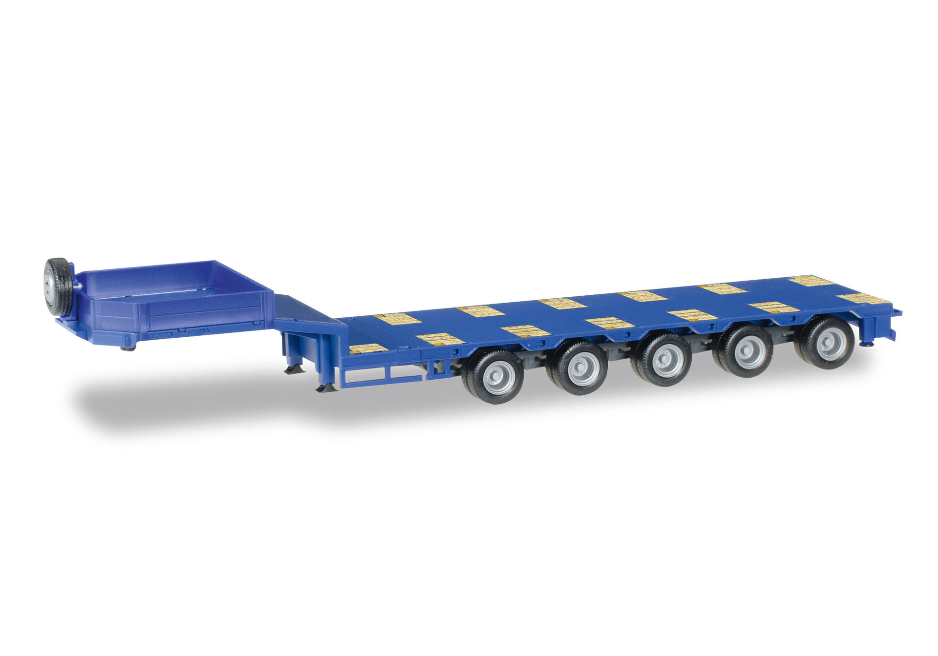 Herpa Goldhofer low boy trailer 5-axle with enclosed chutes ...