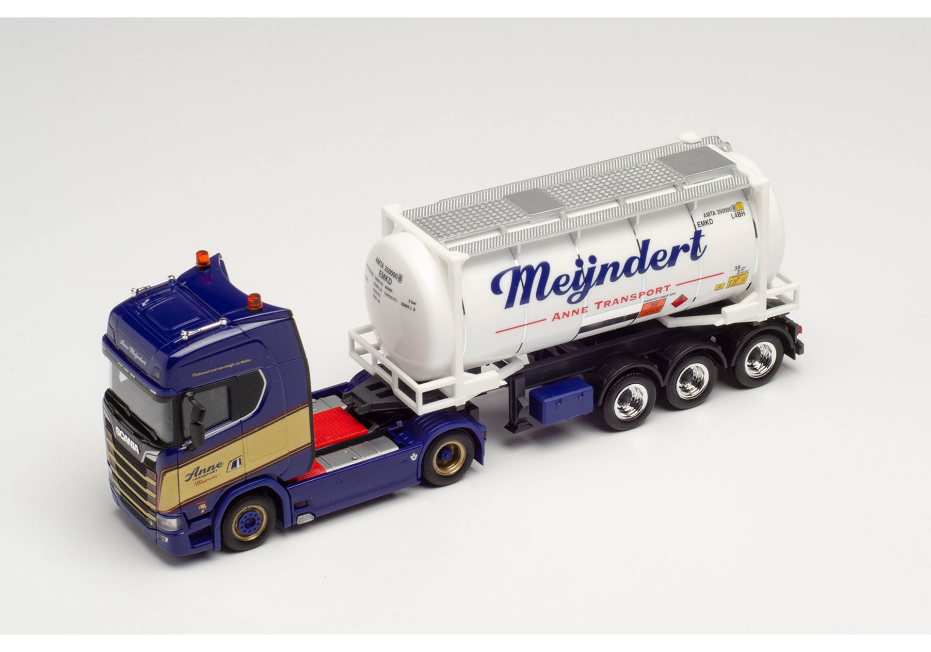 Herpa Scania CS 20 HD swapcontainer semitrailer „Mijndert / Anne“ 312813