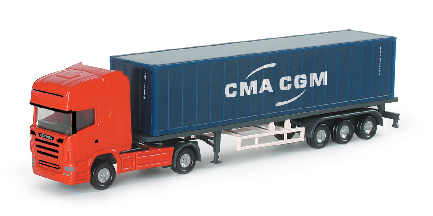 Herpa Scania R TL Container-Sattelzug "CMA/CGM" 065443