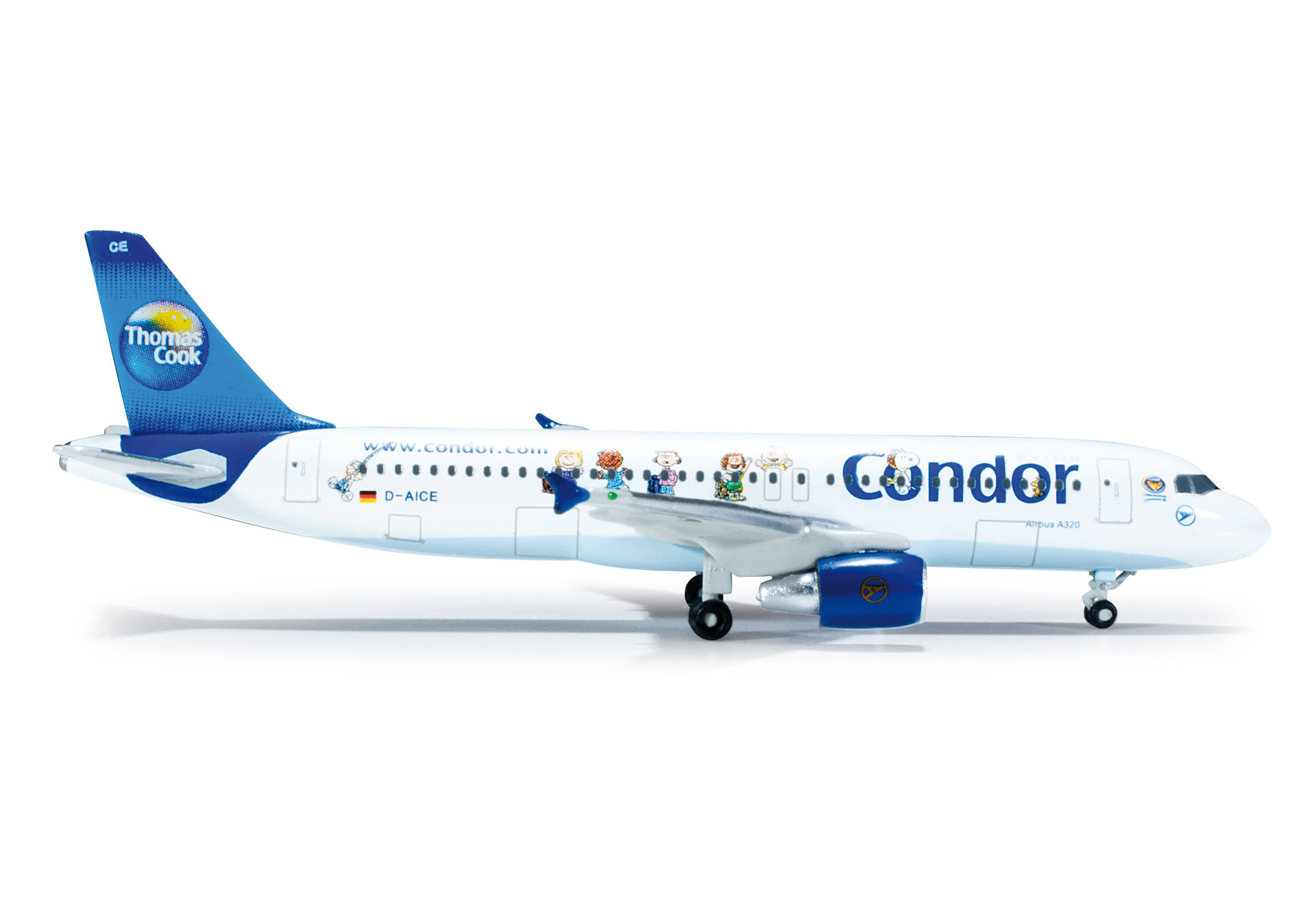 Herpa Condor Airbus A320 "Peanuts" 520744