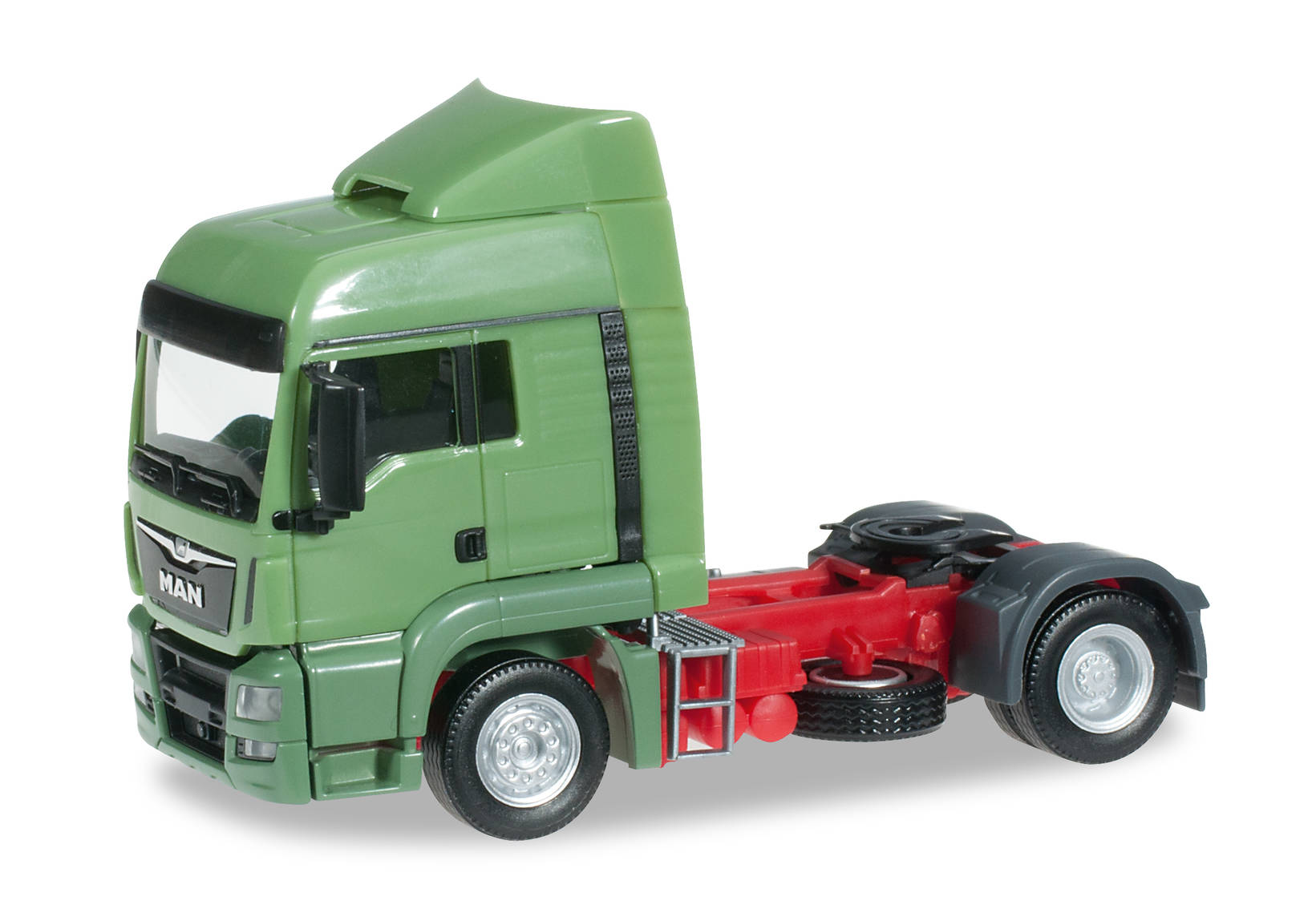 Herpa MAN TGS LX Euro 6 rigid tractor, reseda green 302388-002