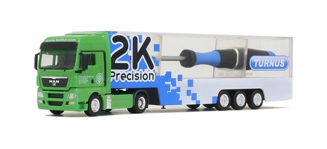Herpa MAN TGX XXL Euro box semitrailer "KUKKO" 286350