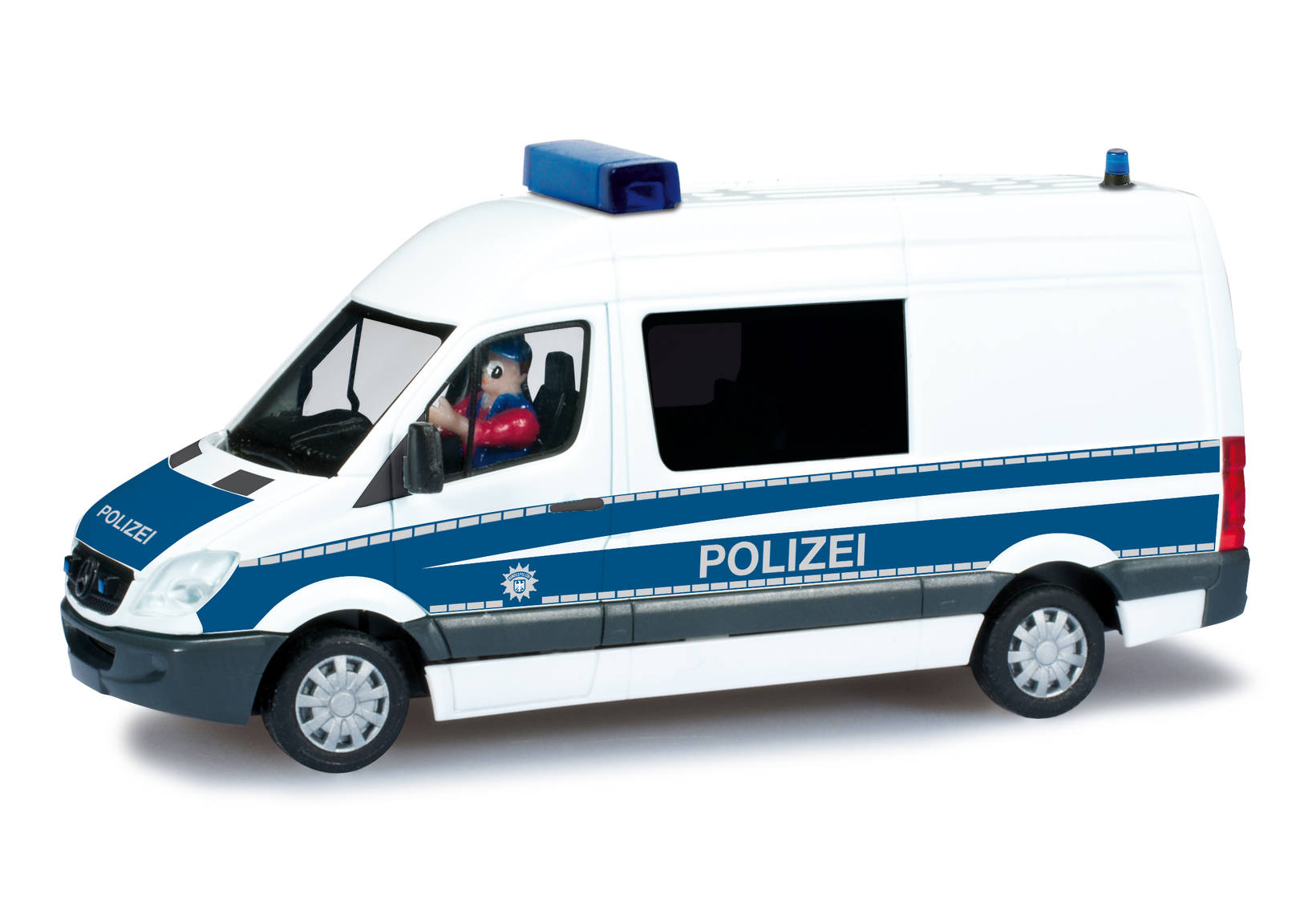Herpa Mercedes-Benz sprinter halfbus state police "DioramaReady" 461634