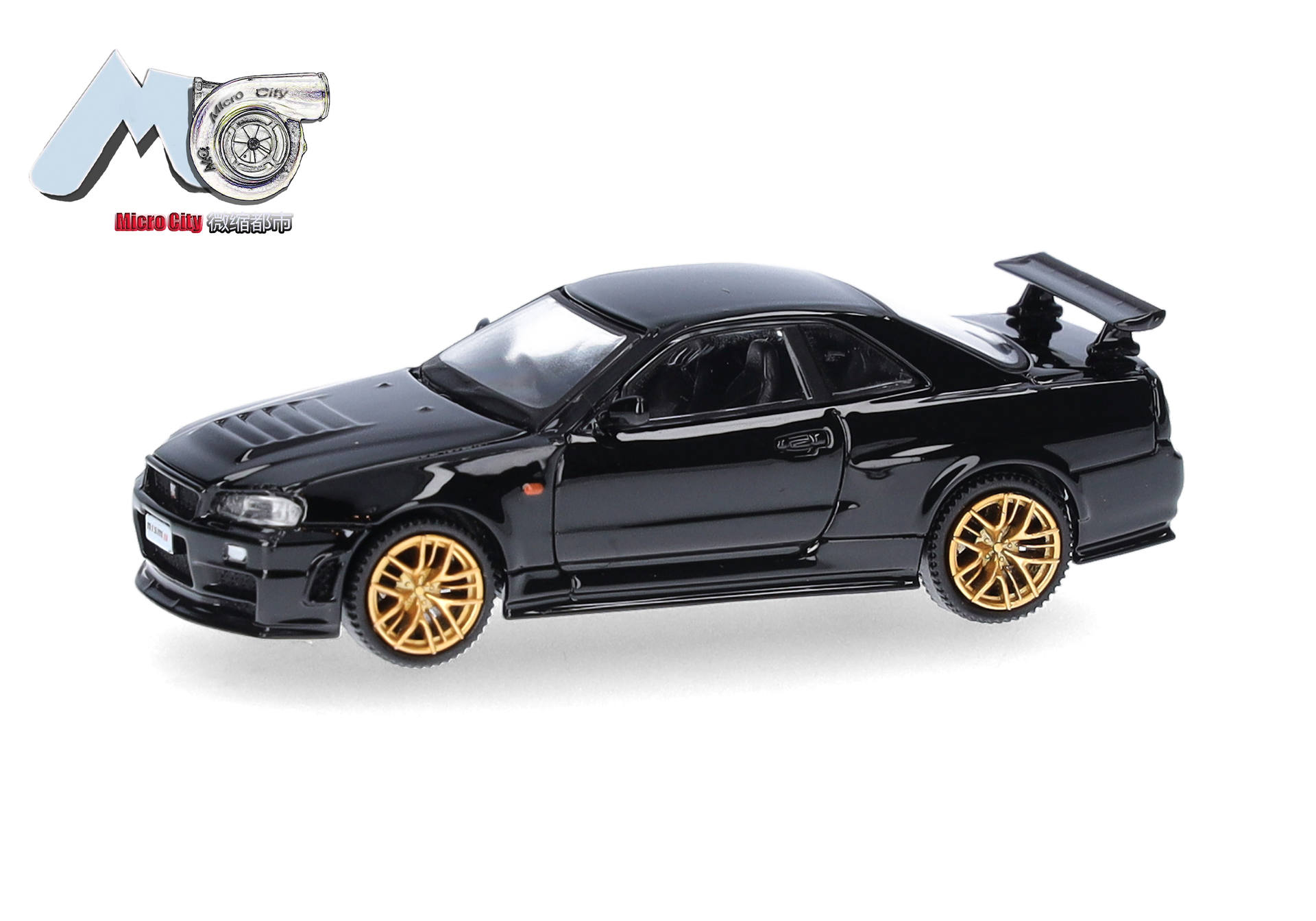 MicroCity: Nissan GTR 34, black | 87MC000046