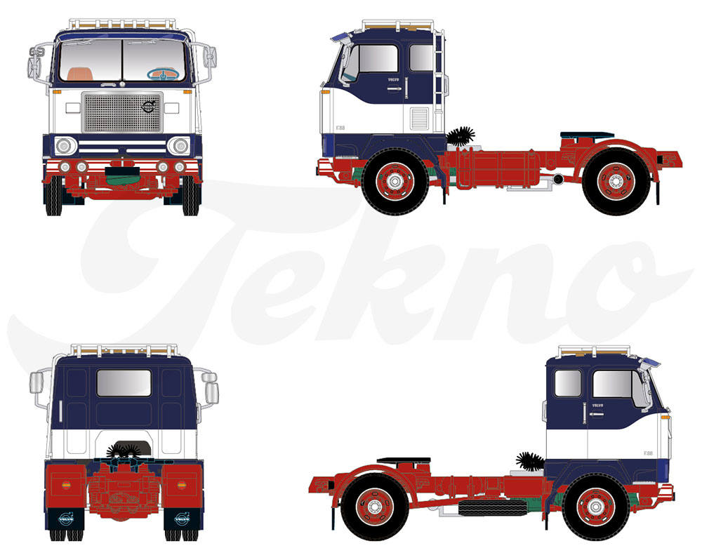 Herpa Volvo F88 4x2 rigid tractor 80469432