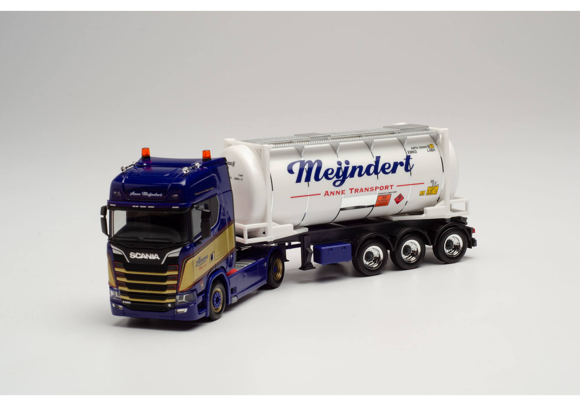 Herpa Scania CS 20 HD swapcontainer semitrailer „Mijndert / Anne“ 312813