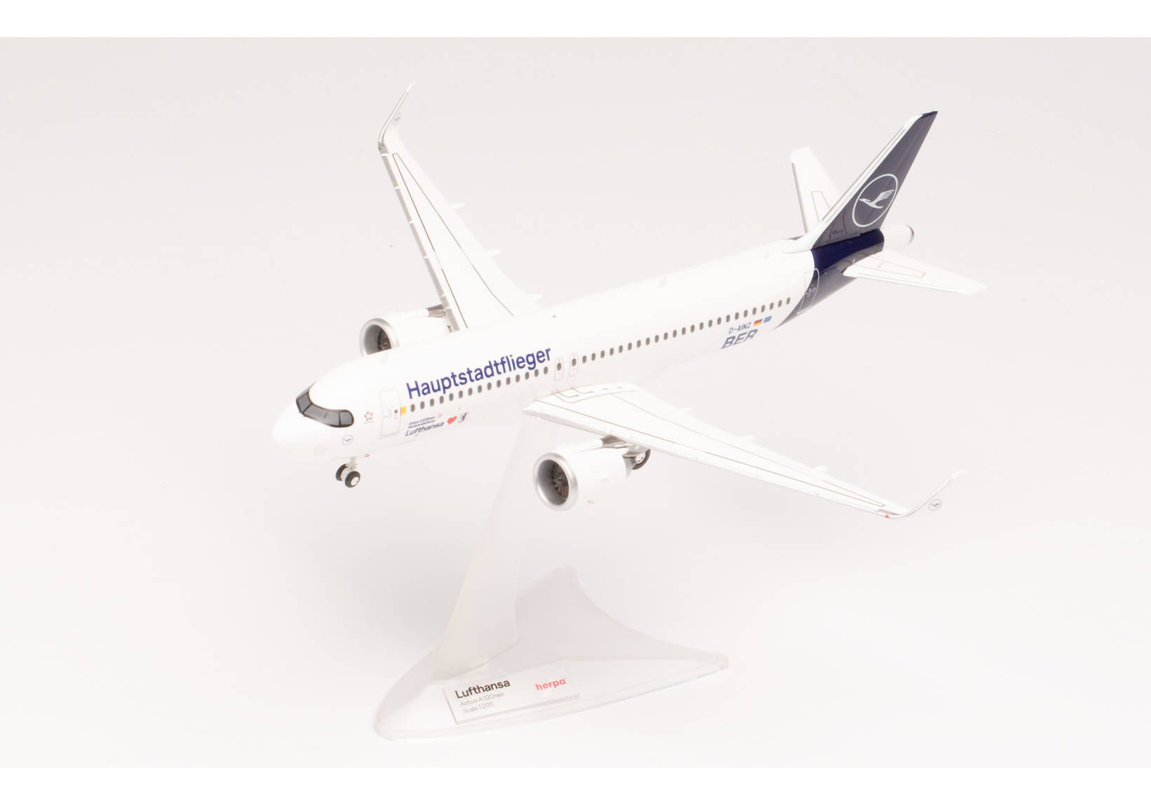 Herpa Lufthansa Airbus A320neo "Hauptstadtflieger" 571302