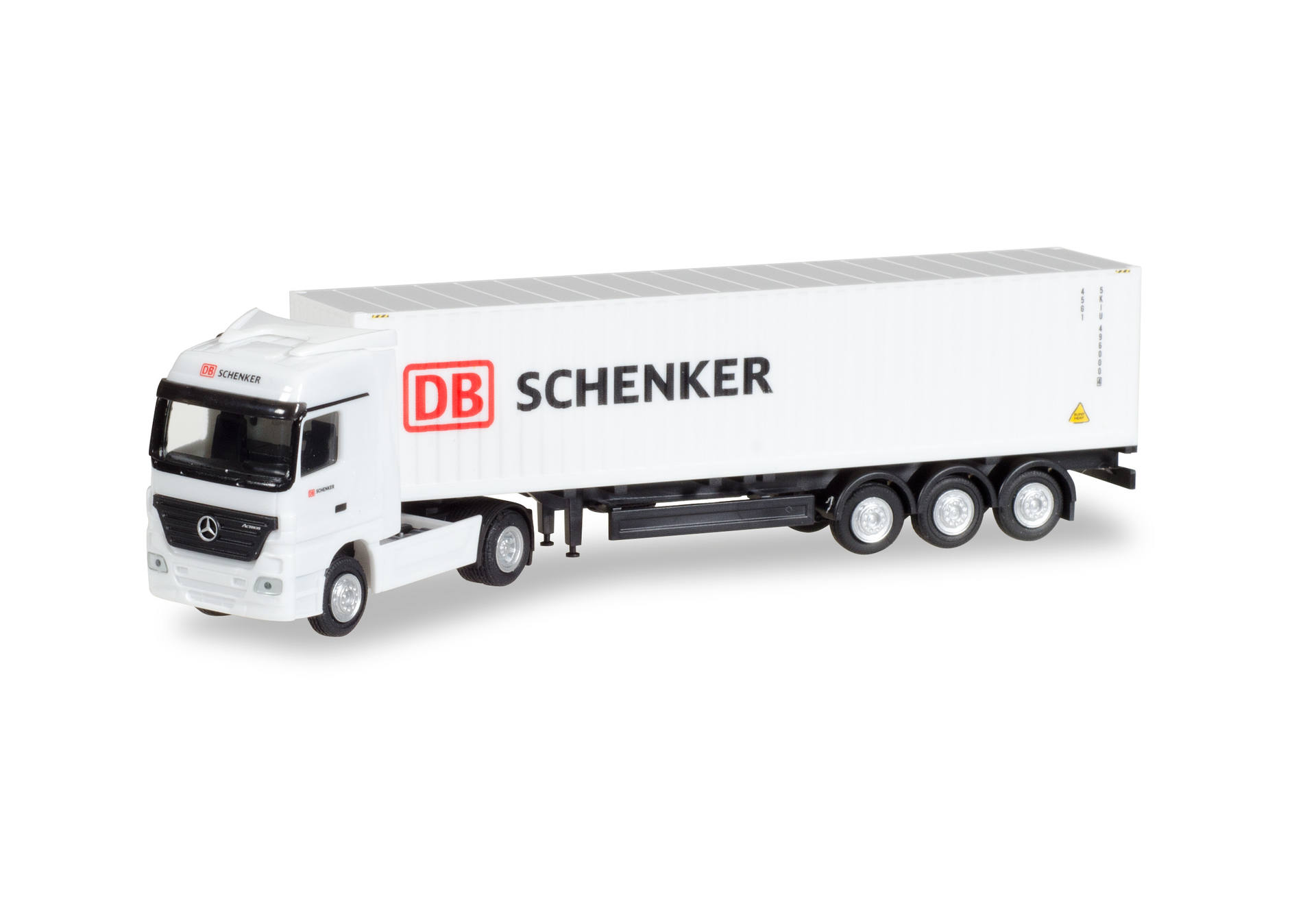 Herpa Mercedes-Benz Actros LH container semitrailer "DB Schenker" 066686