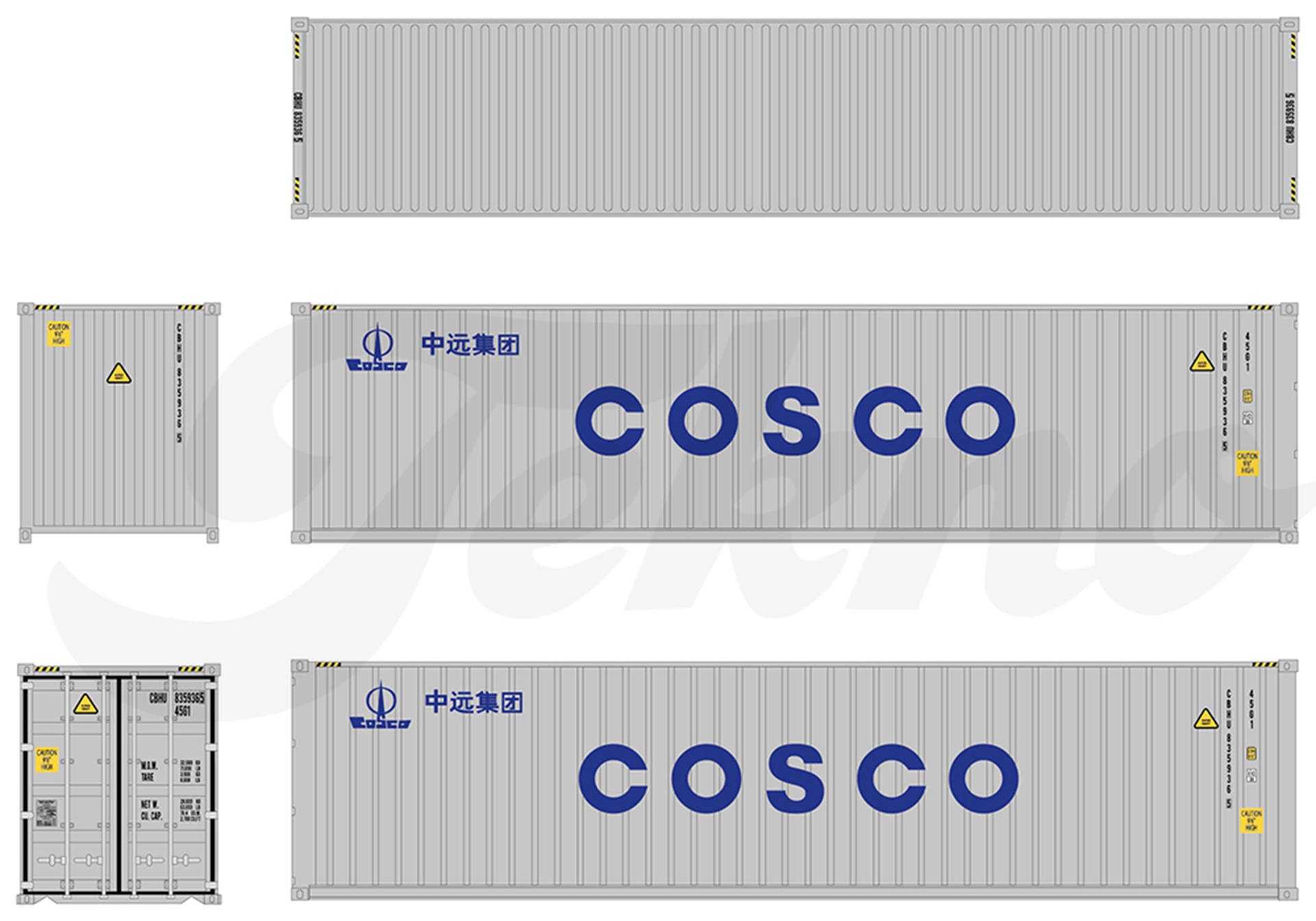 Herpa 40 ft. High Cube Container "COSCO" 80468922