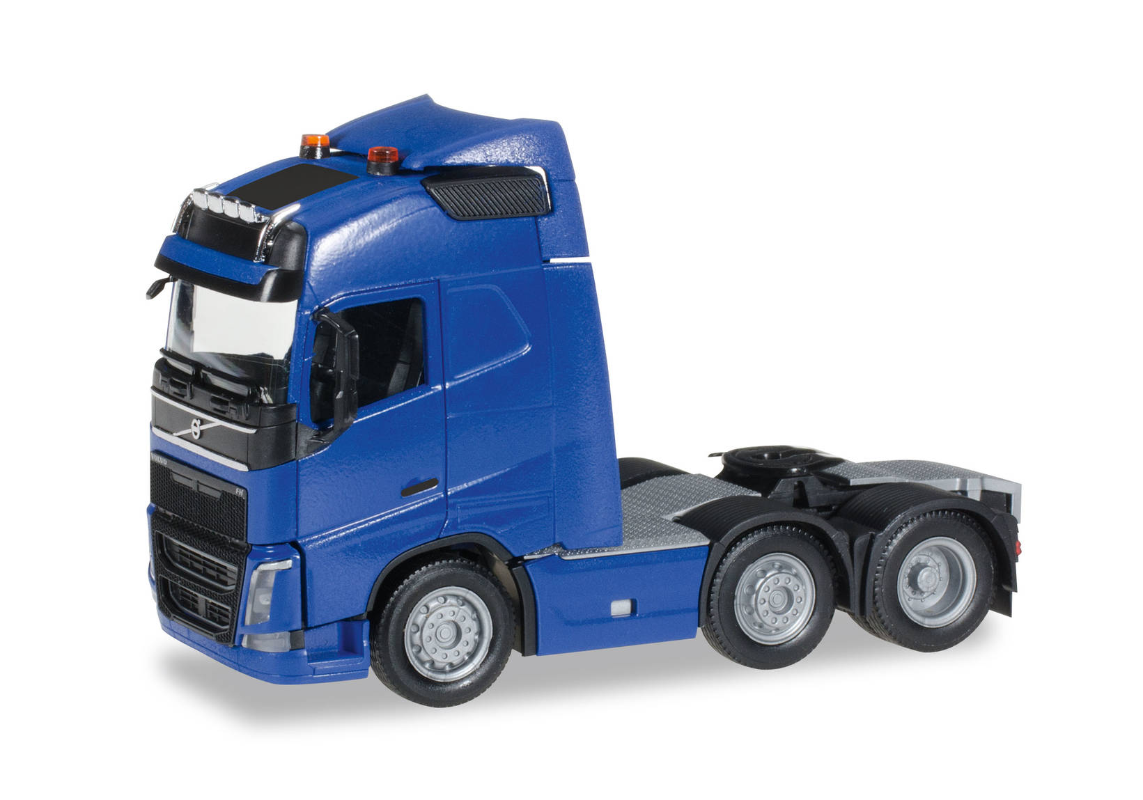 Herpa Volvo FH GL 6x2 rigid tractor with headlights and two flashing ...
