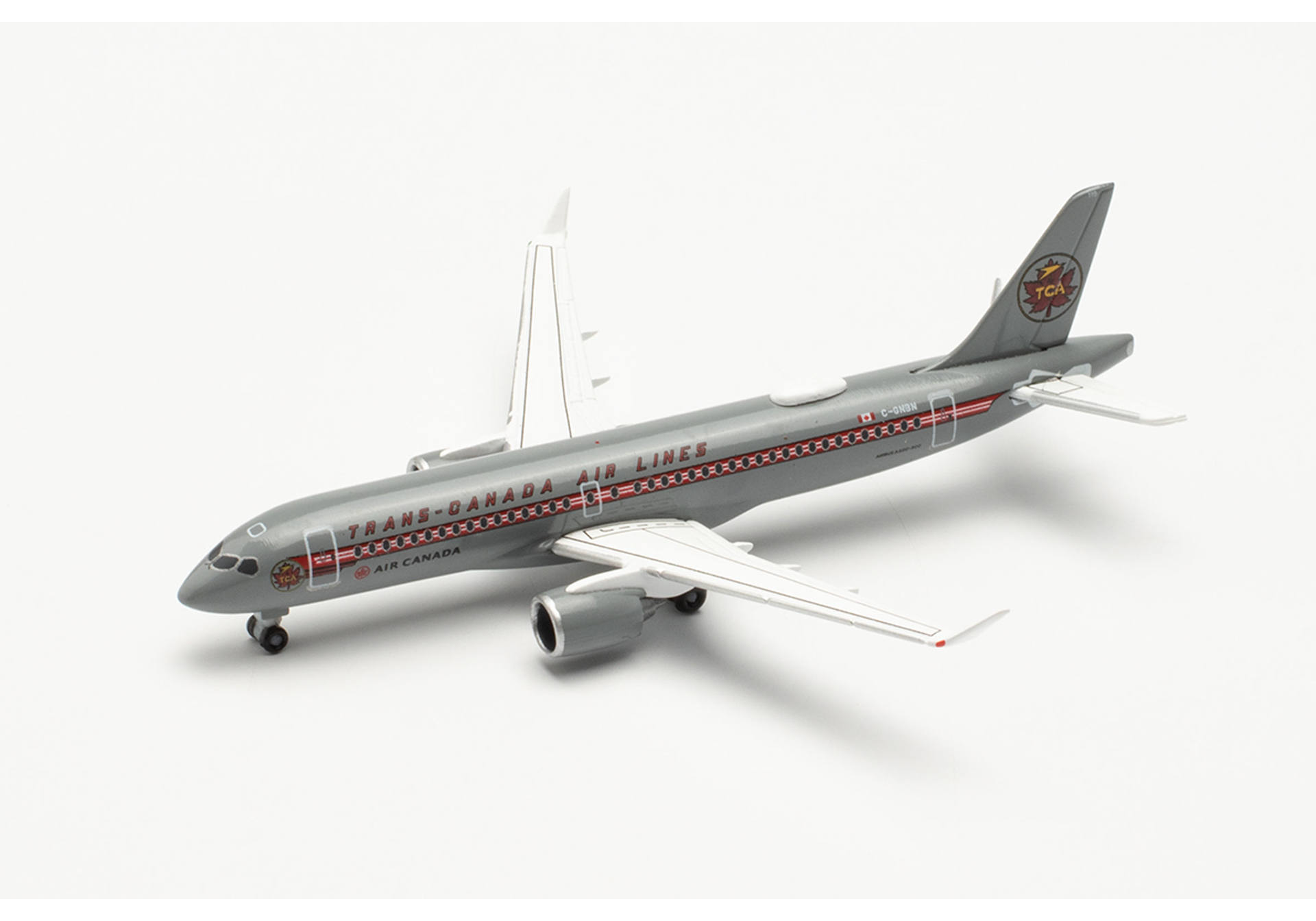 Herpa Air Canada Airbus A220-300 – Trans Canada Air Lines retro livery ...