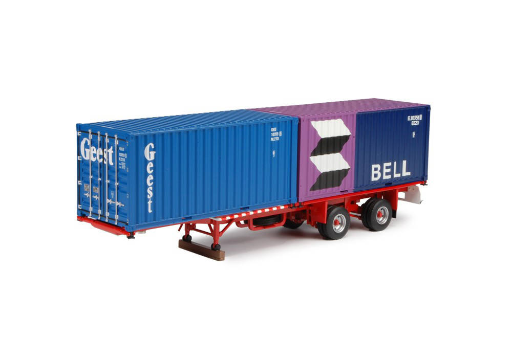Herpa Container-Auflieger mit 2 x 20 ft. Container 80462989