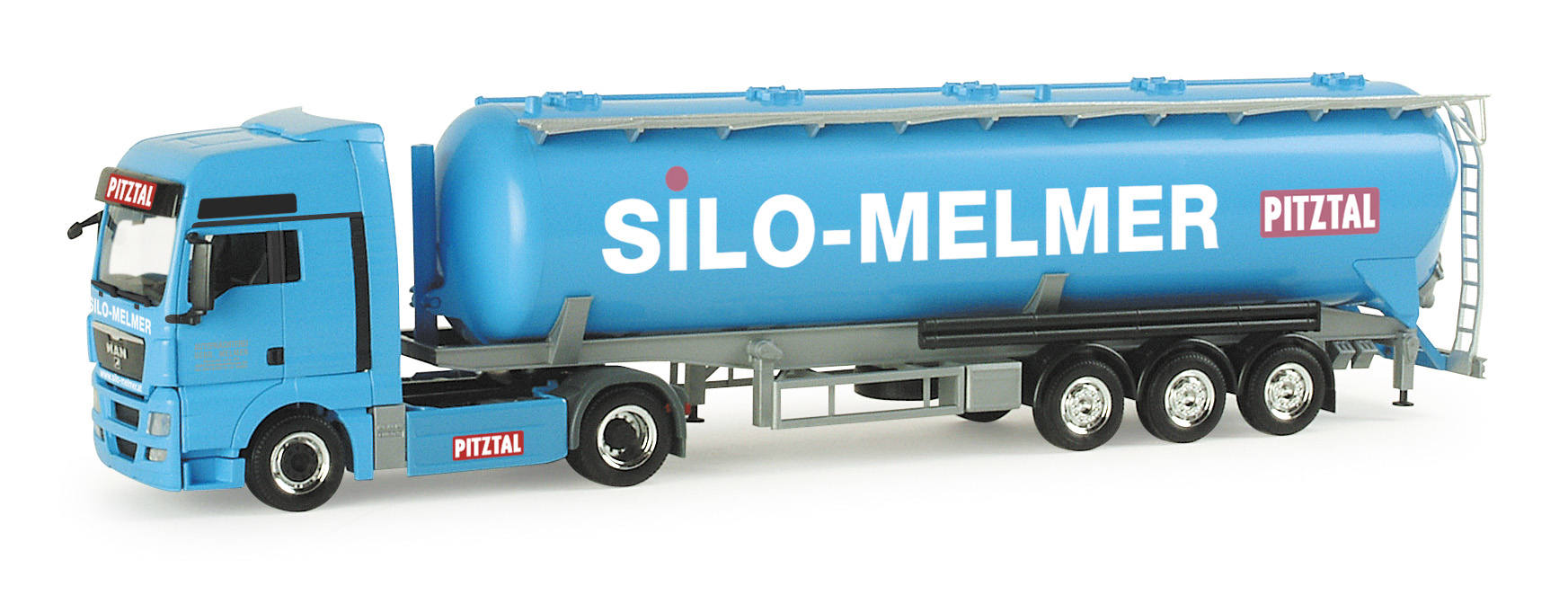 Herpa MAN TGX LX silo semitrailer "Melmer" (A) 155090
