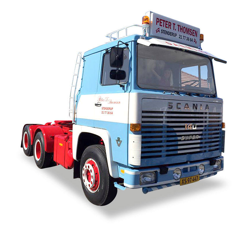 Herpa Scania 140 6x4 rigid tractor "Peter T Thomson" 80470298