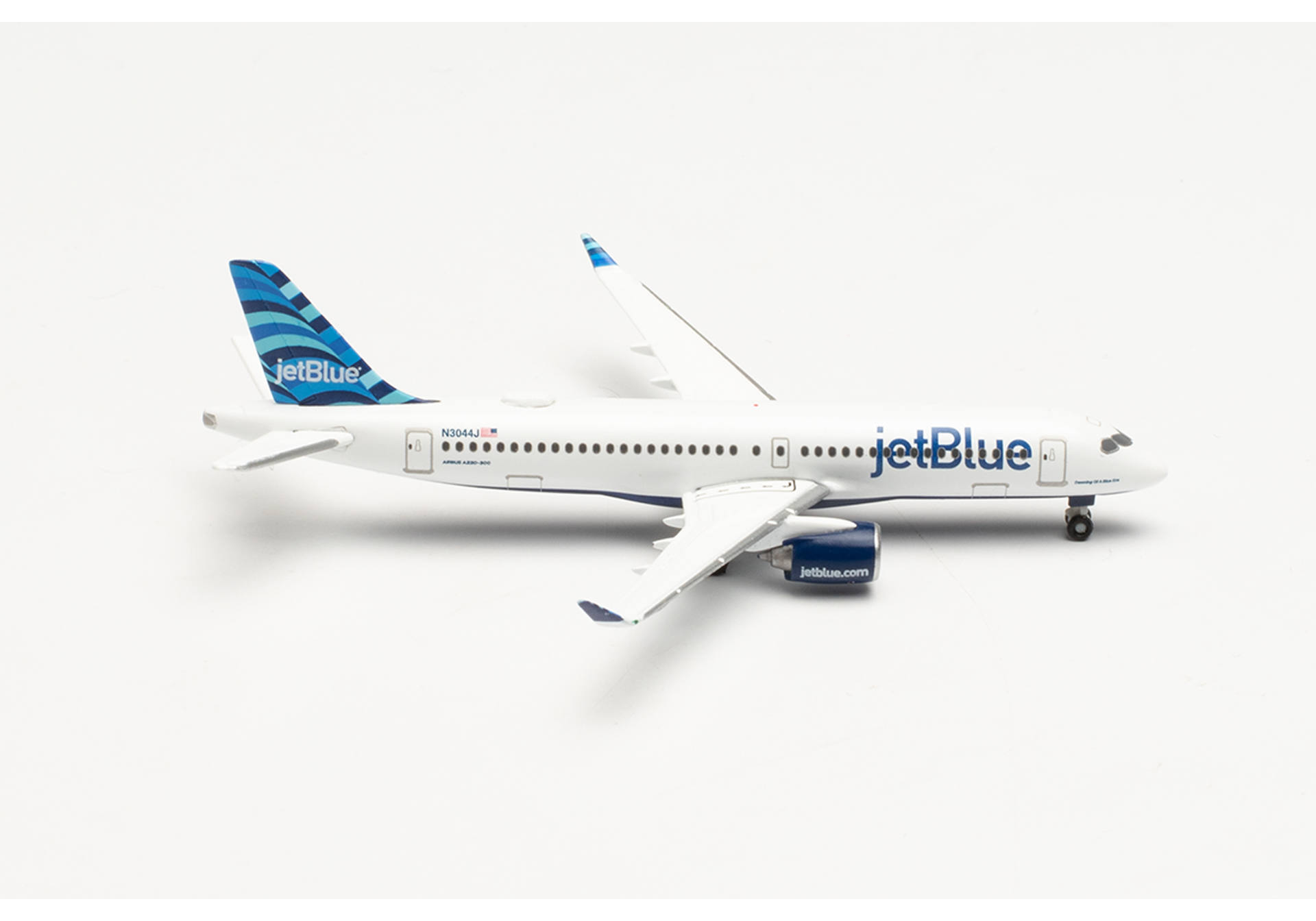 Herpa JetBlue Airbus A220-300 - “Hops” tail design – N3044J 535298