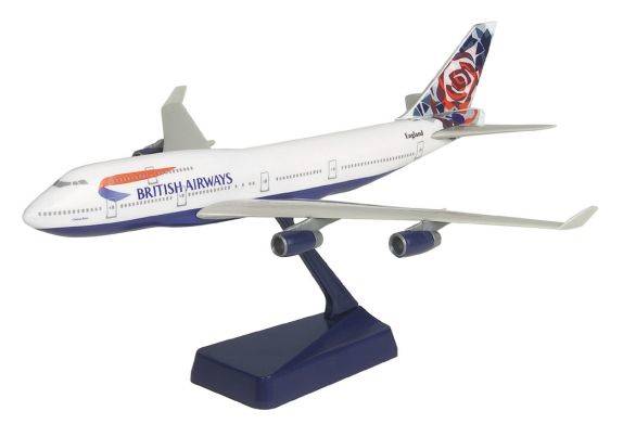 Herpa British Airways Boeing 747-400 "Chelsea Rose". Artikel wird ...