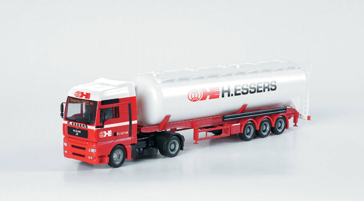 Herpa MAN TGA XXL bulk semitrailer Herpa MAN TGA XXL bulk semitrailer