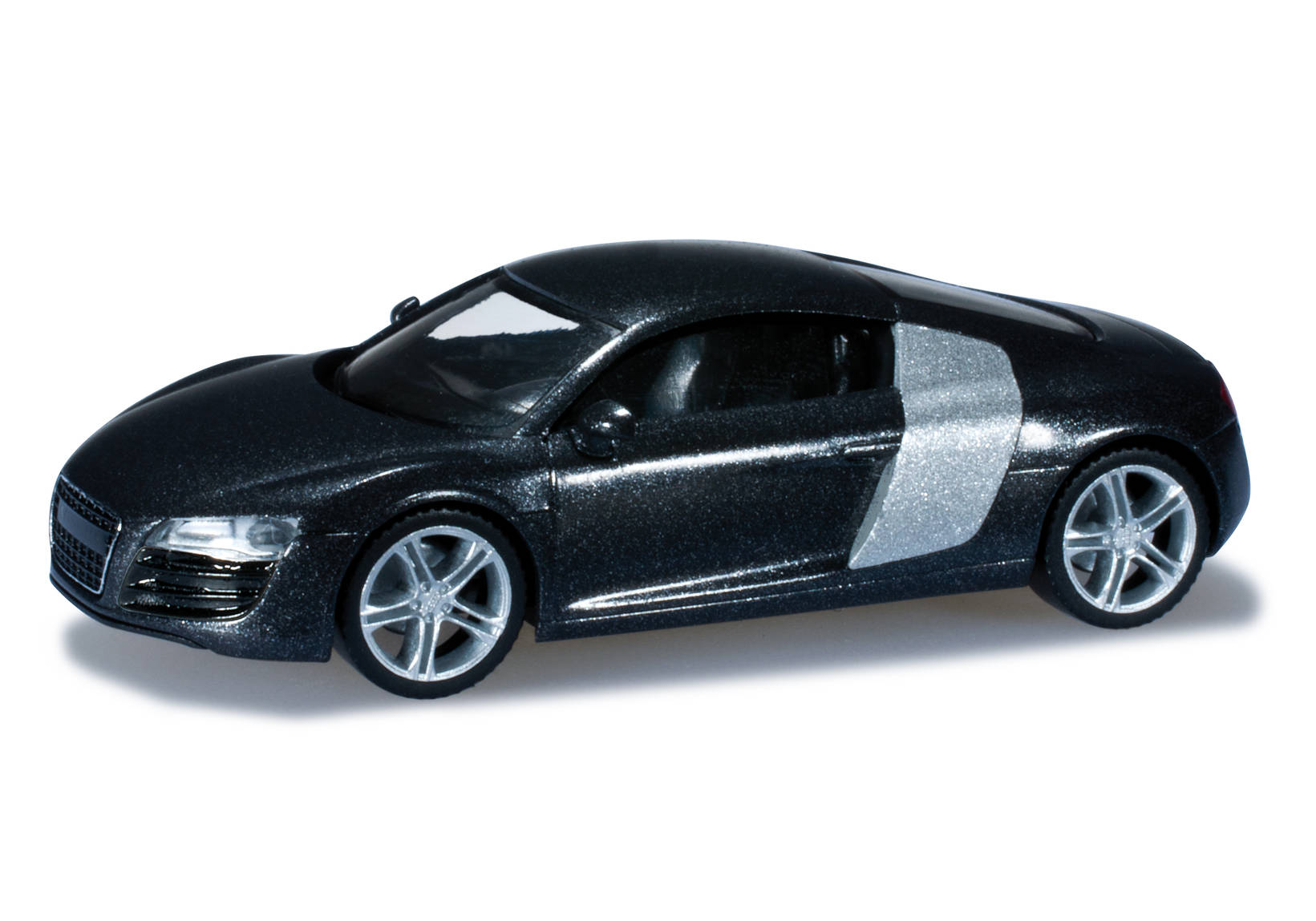 Herpa Audi R8 facelift, lava grey metallic 038249