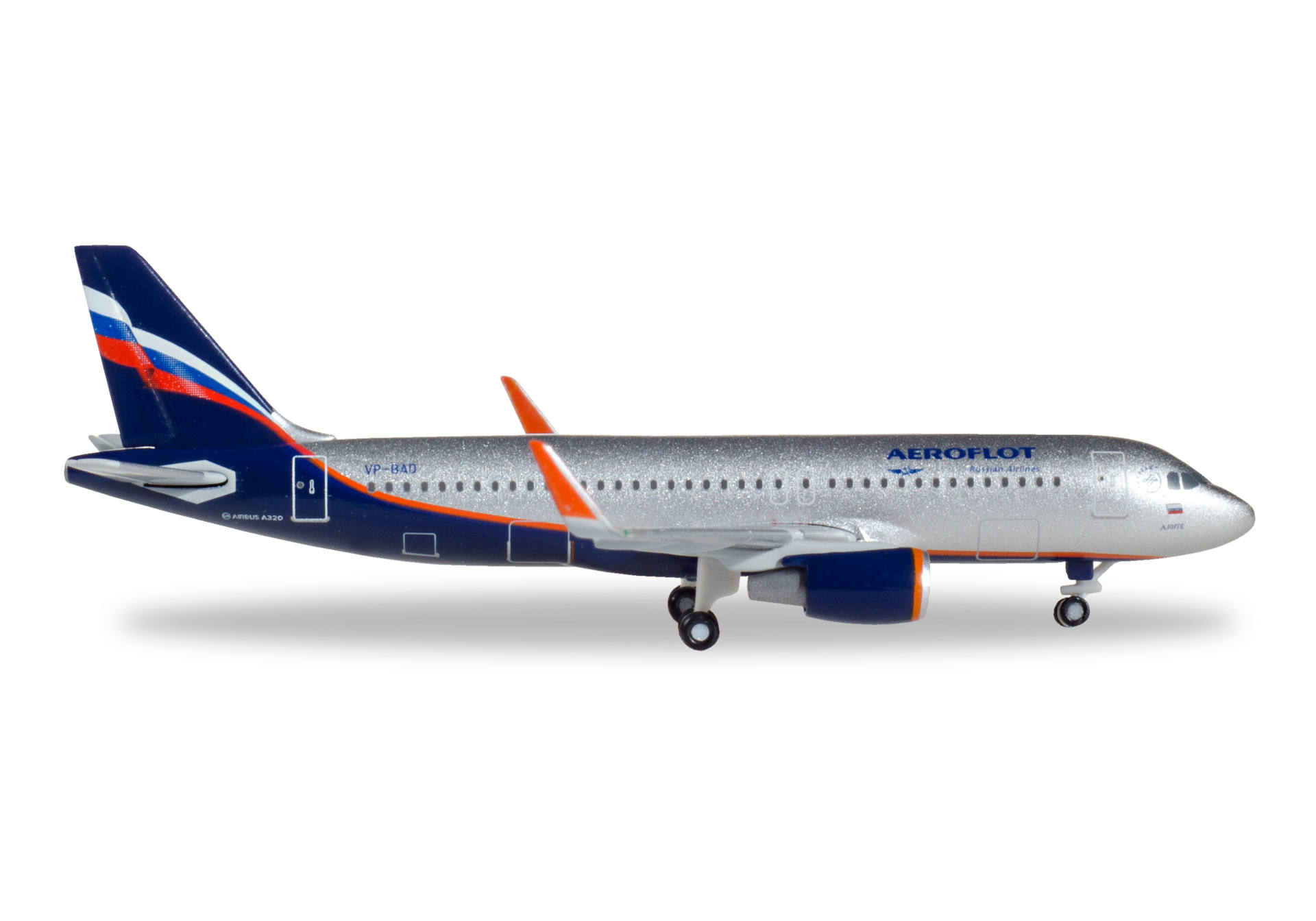 Herpa Aeroflot Airbus A320 - VP-BAD "Abram Ioffe" 530644