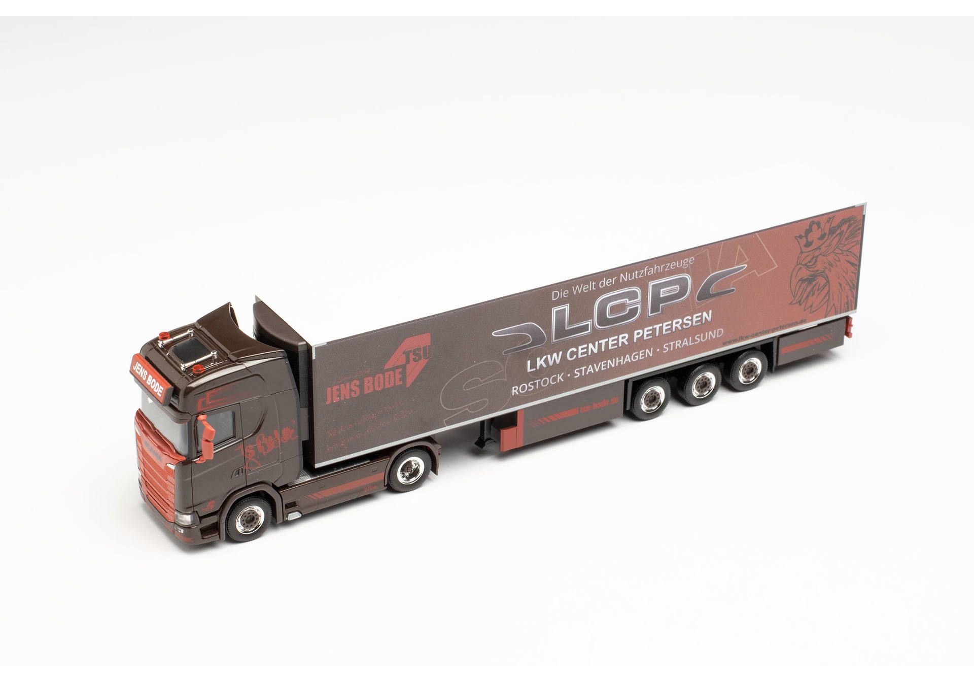 Herpa Scania CS 20 HD Kühlkoffer-Sattelzug „TSU Bode“ 313056